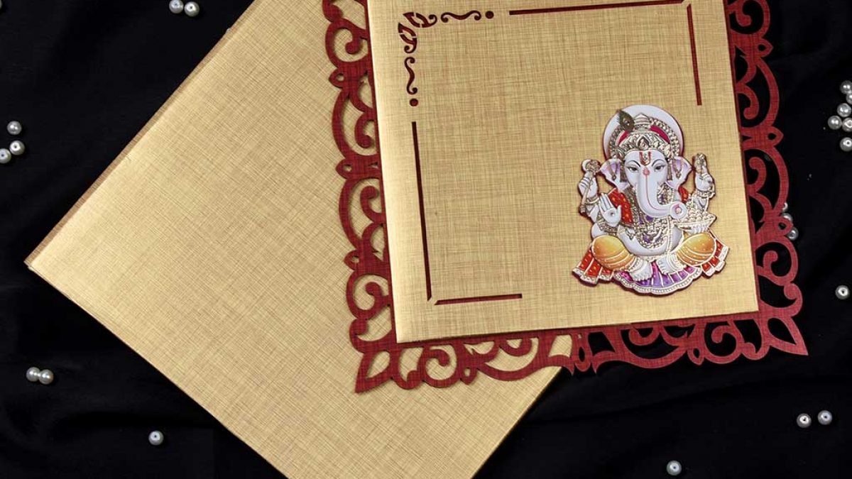 Laser Cut Wedding Invitations Hindu